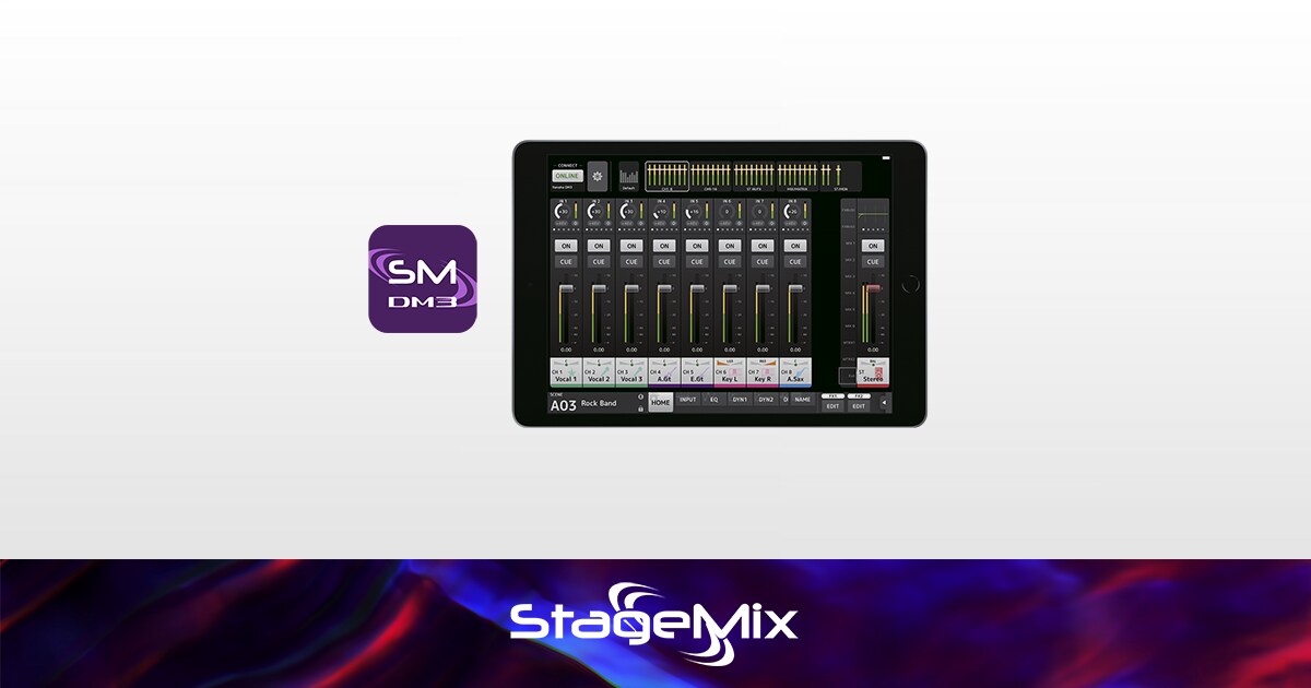 DM3 StageMix - 개요 - 소프트웨어 - 제품 - 휴대용 PA - 야마하 - 대한민국