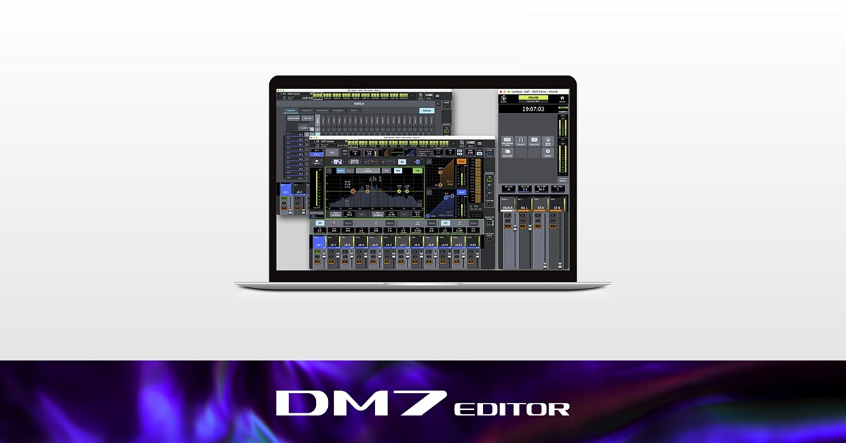 DM7 Editor - 개요 - 소프트웨어 - 프로 오디오 - 제품 정보 - 야마하 - 대한민국