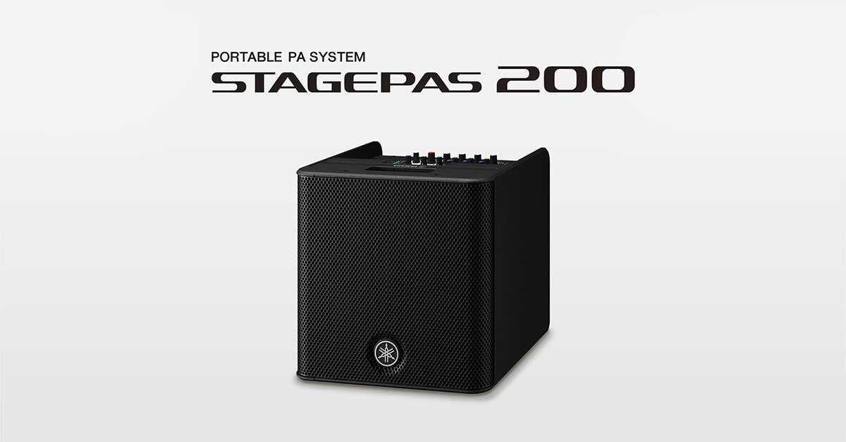 STAGEPAS 200, 스마트하고 컴팩트한 포터블 PA와 함께 어디서나 공연을 펼쳐보세요. - 야마하 - 대한민국